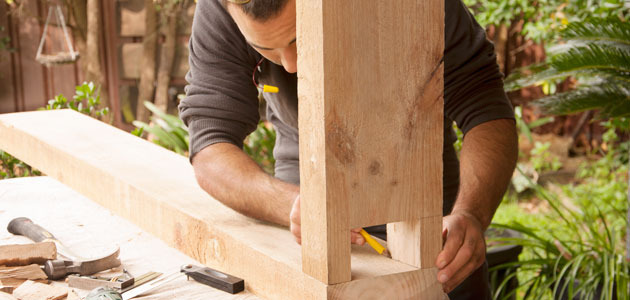 How to create an outdoor table and benches | Better Homes and Gardens