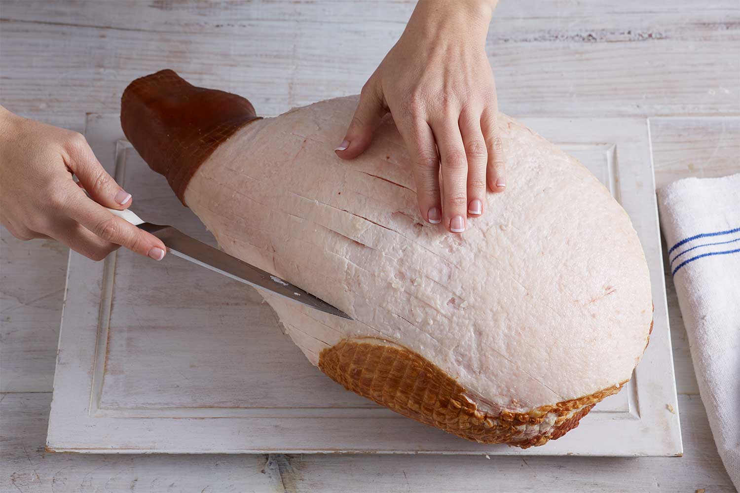 Cherry, spiced rum and rosemary glazed ham recipe Recipe | Better Homes ...