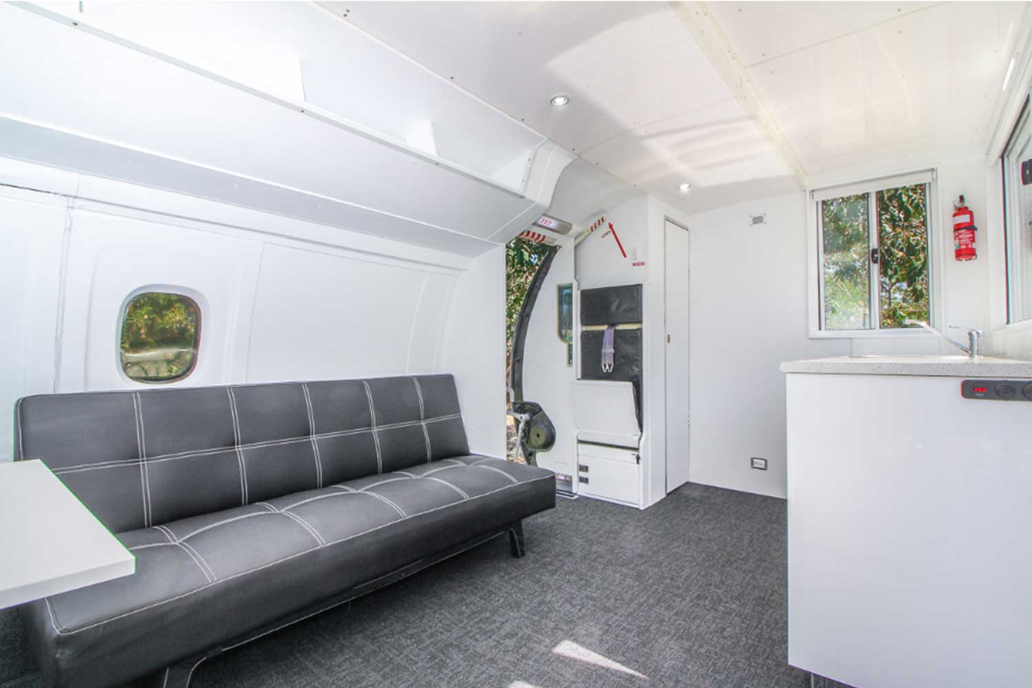 Inside the tiny house made from a plane | Better Homes and Gardens
