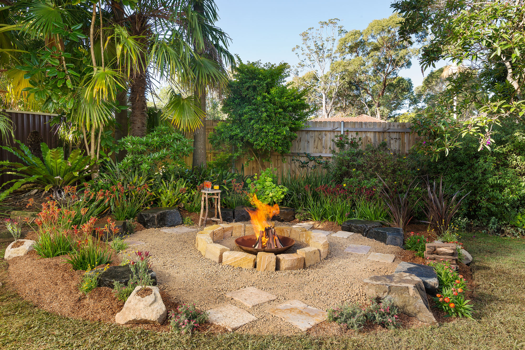 How To Make A DIY Fire Pit In Your Backyard | Better Homes and Gardens