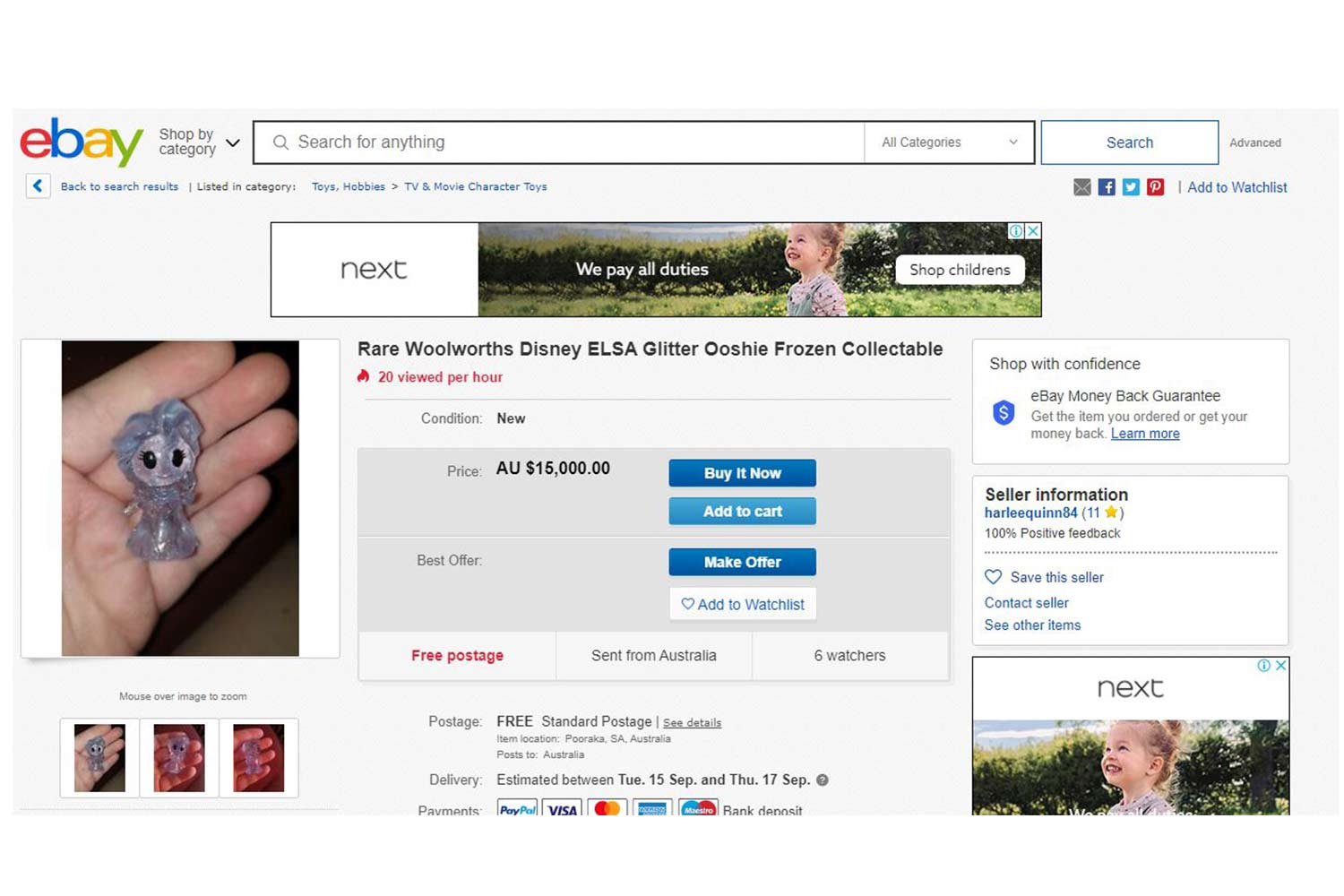 This is the rare Ooshie that's selling for $15K on eBay | Better Homes ...