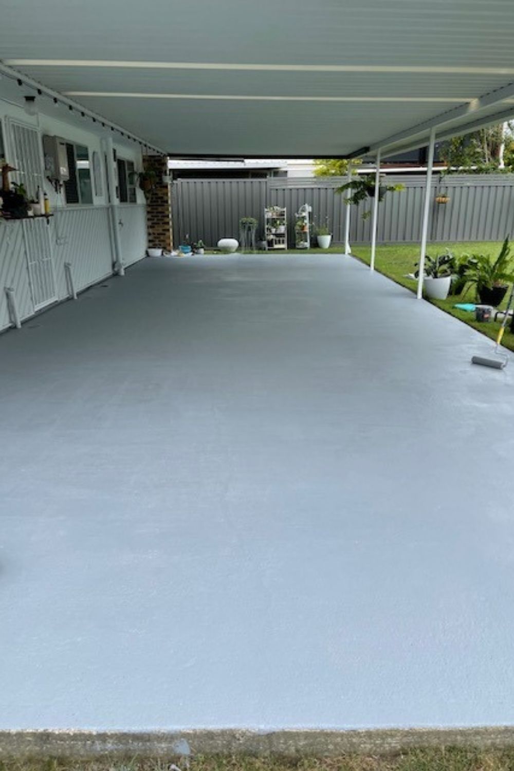 Reader reno: A stunning $350 patio makeover using stencils | Better ...