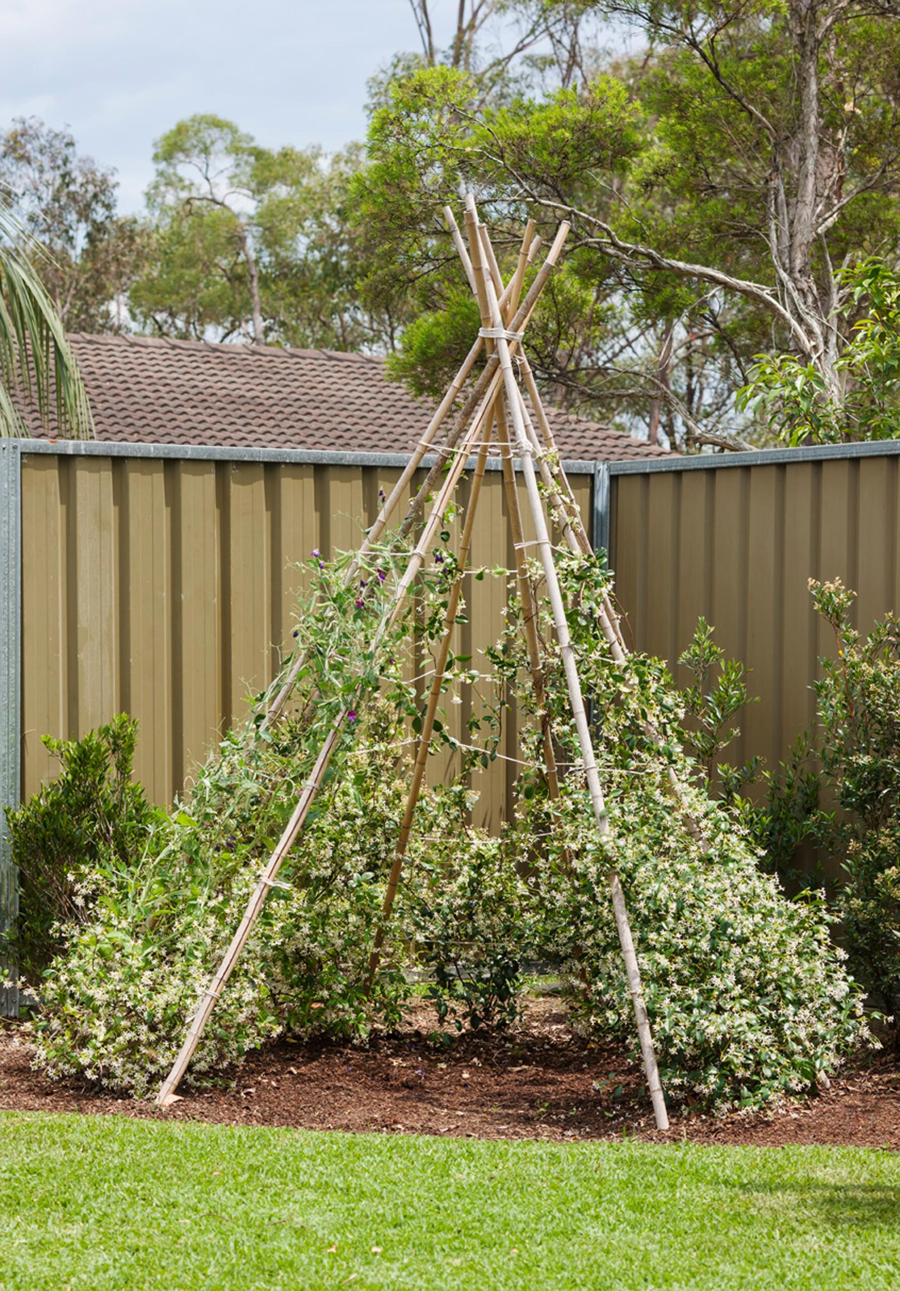 Build a teepee tent in the backyard for your kids | Better Homes and ...