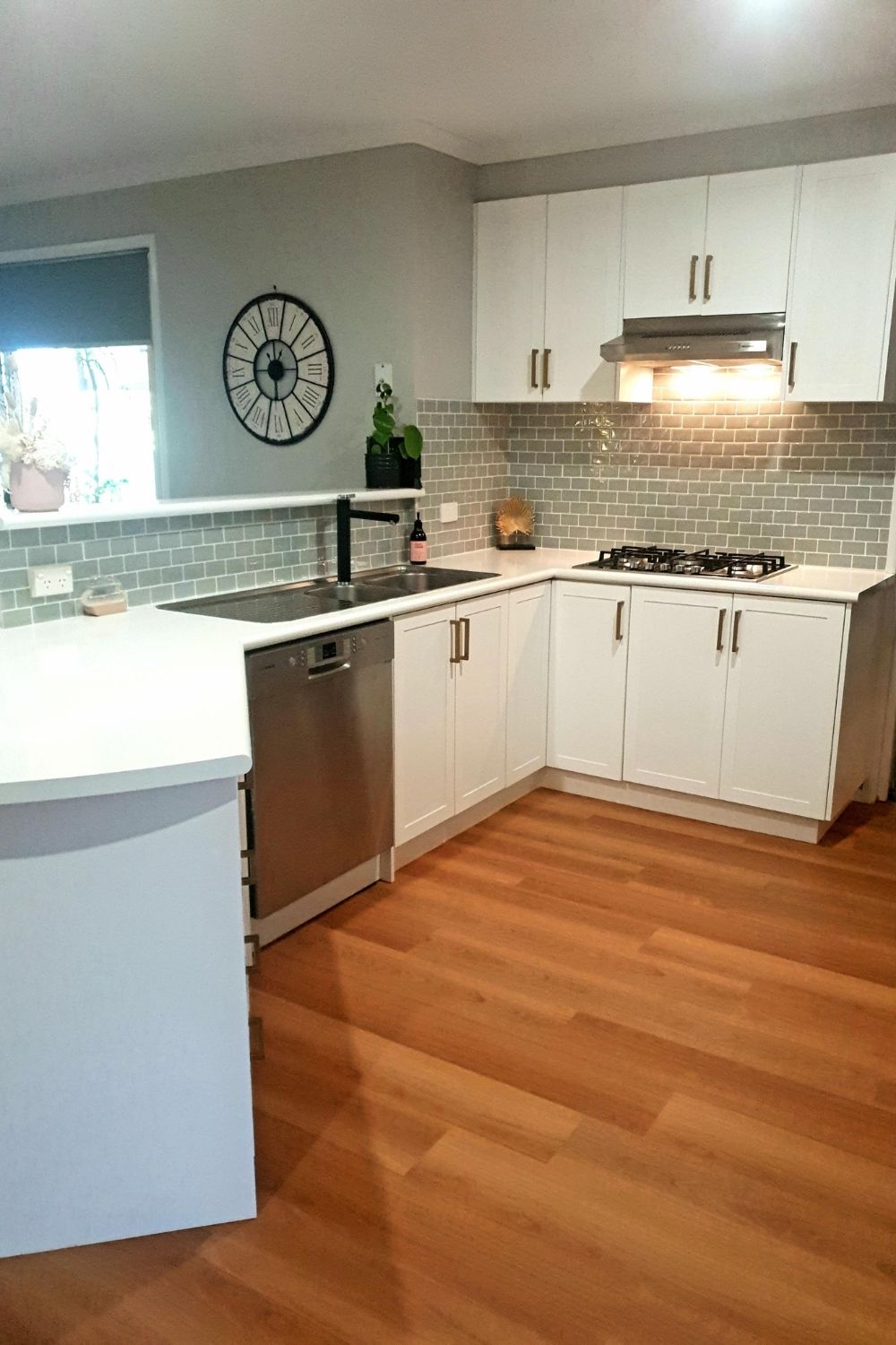 A $1500 kitchen reno with Shaker cabinets | Better Homes and Gardens