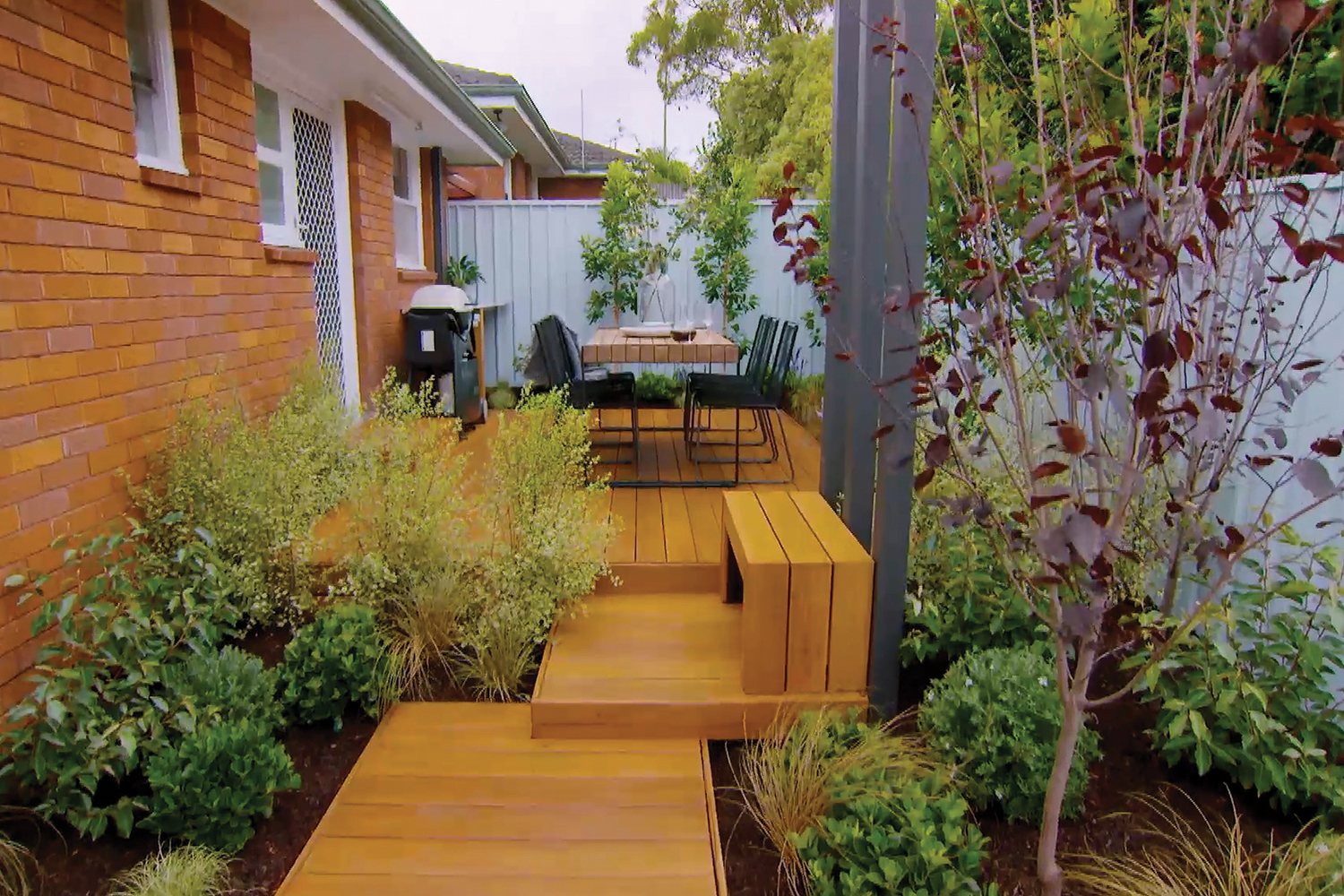 Charlie and Adam give a tiny ‘70s courtyard the ultimate makeover ...