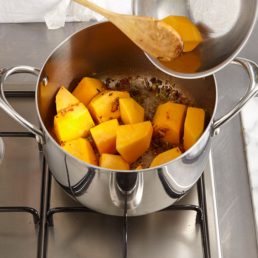 Thai-style pumpkin and prawn soup recipe Recipe | Better Homes and Gardens