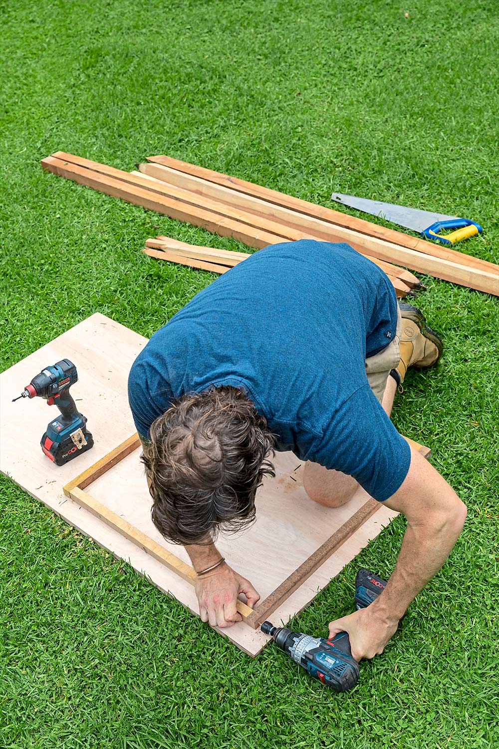 Charlie makes a frame for climbing plants | Better Homes and Gardens