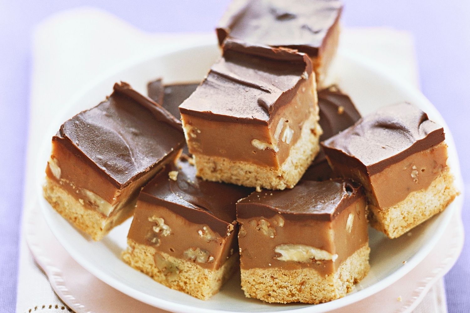 Walnut Caramel Slice Recipe | Better Homes and Gardens
