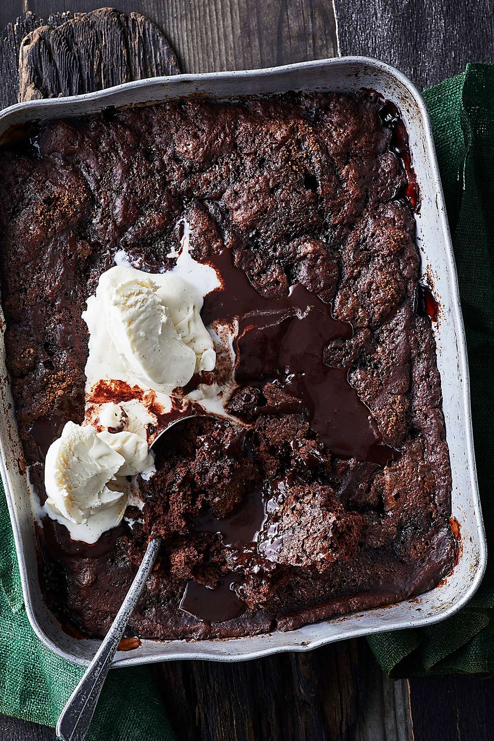 Chocolate salted self-saucing pudding Recipe | Better Homes and Gardens