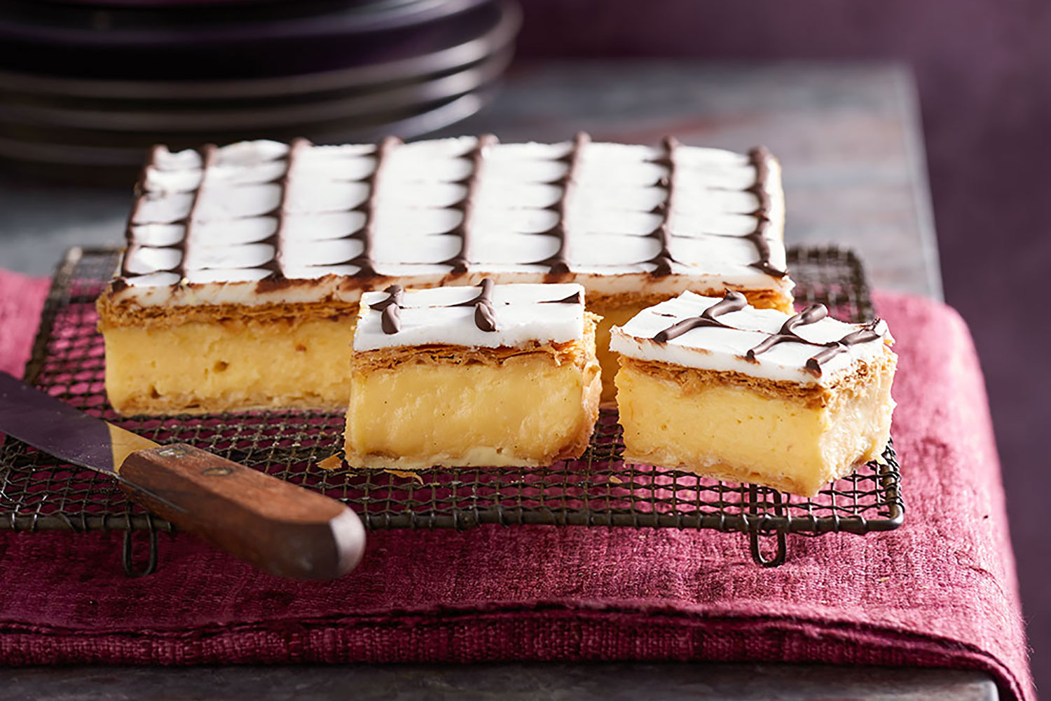 Traditional vanilla slice recipe | Better Homes and Gardens