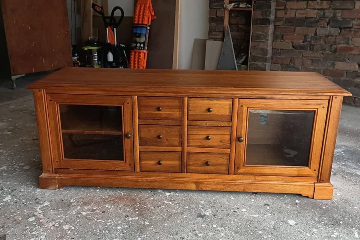 A coastal-style rattan makeover on an old TV unit | Better Homes and ...