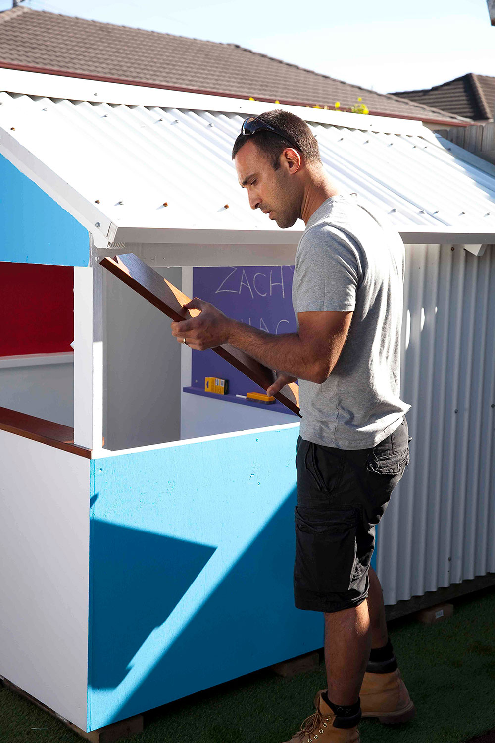 Old cubby transformed into a dream doughnut shop | Better Homes and Gardens