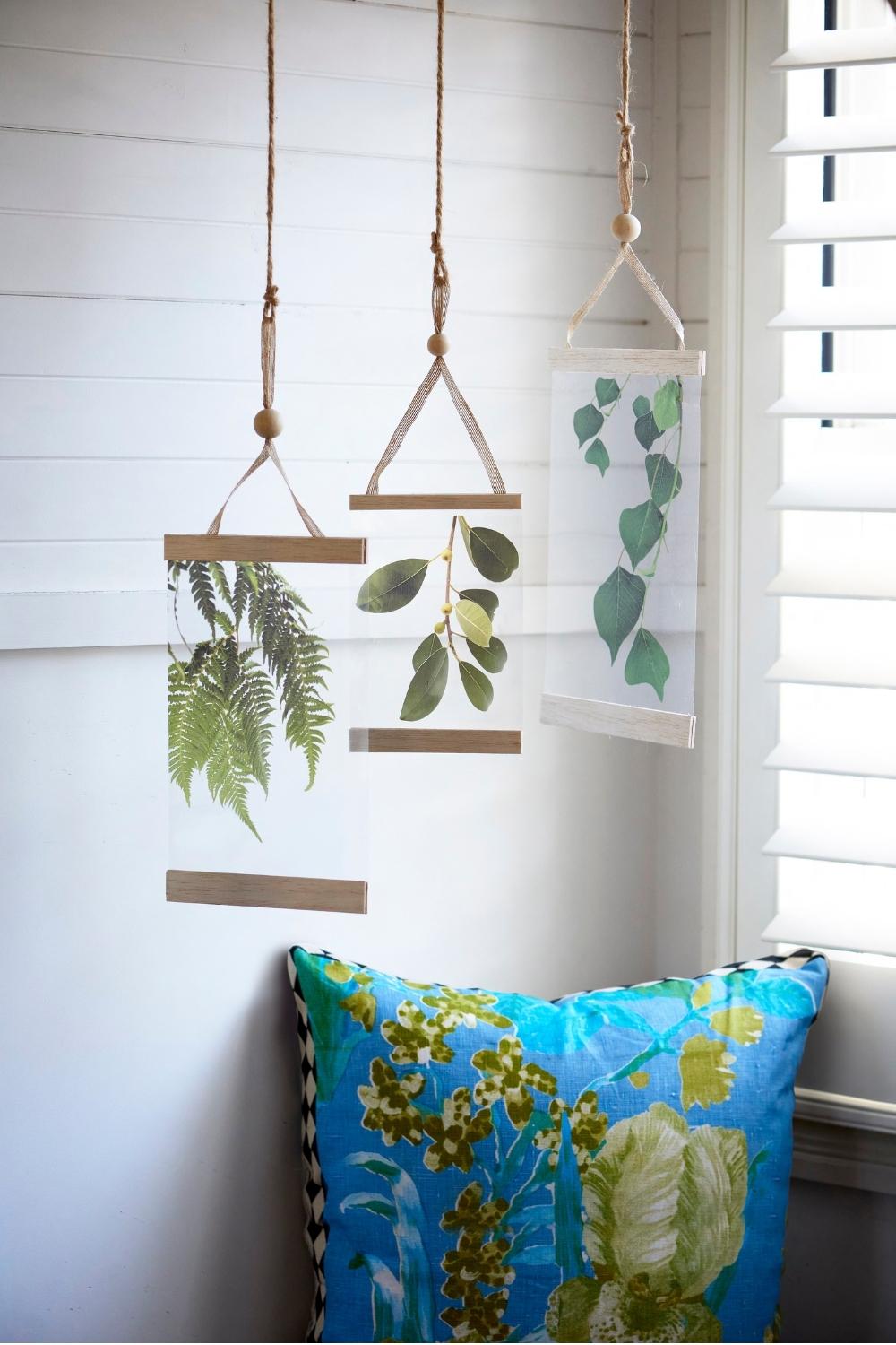 How to make your own hanging window art | Better Homes and Gardens