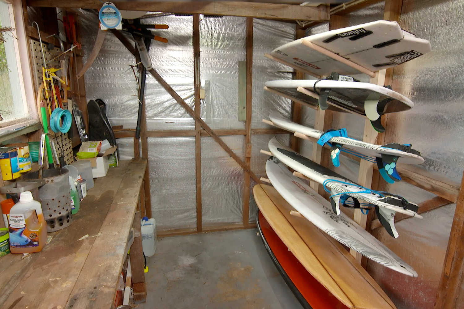 How to make a surfboard rack | Better Homes and Gardens
