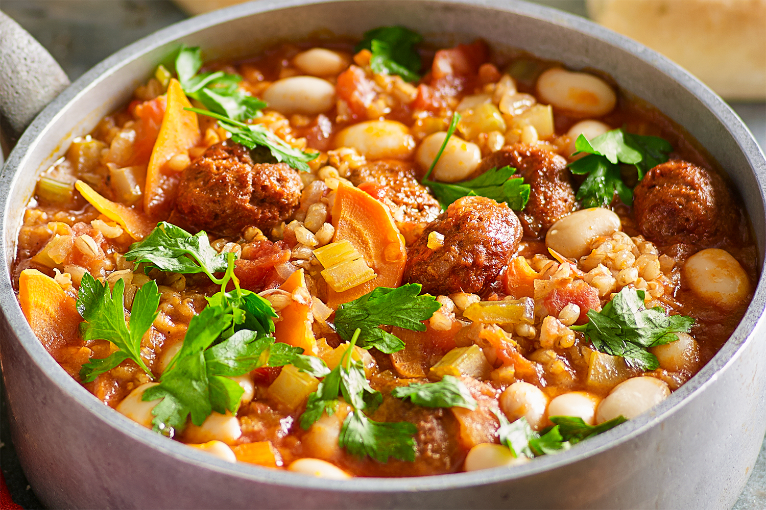 Meatball minestrone recipe Recipe | Better Homes and Gardens