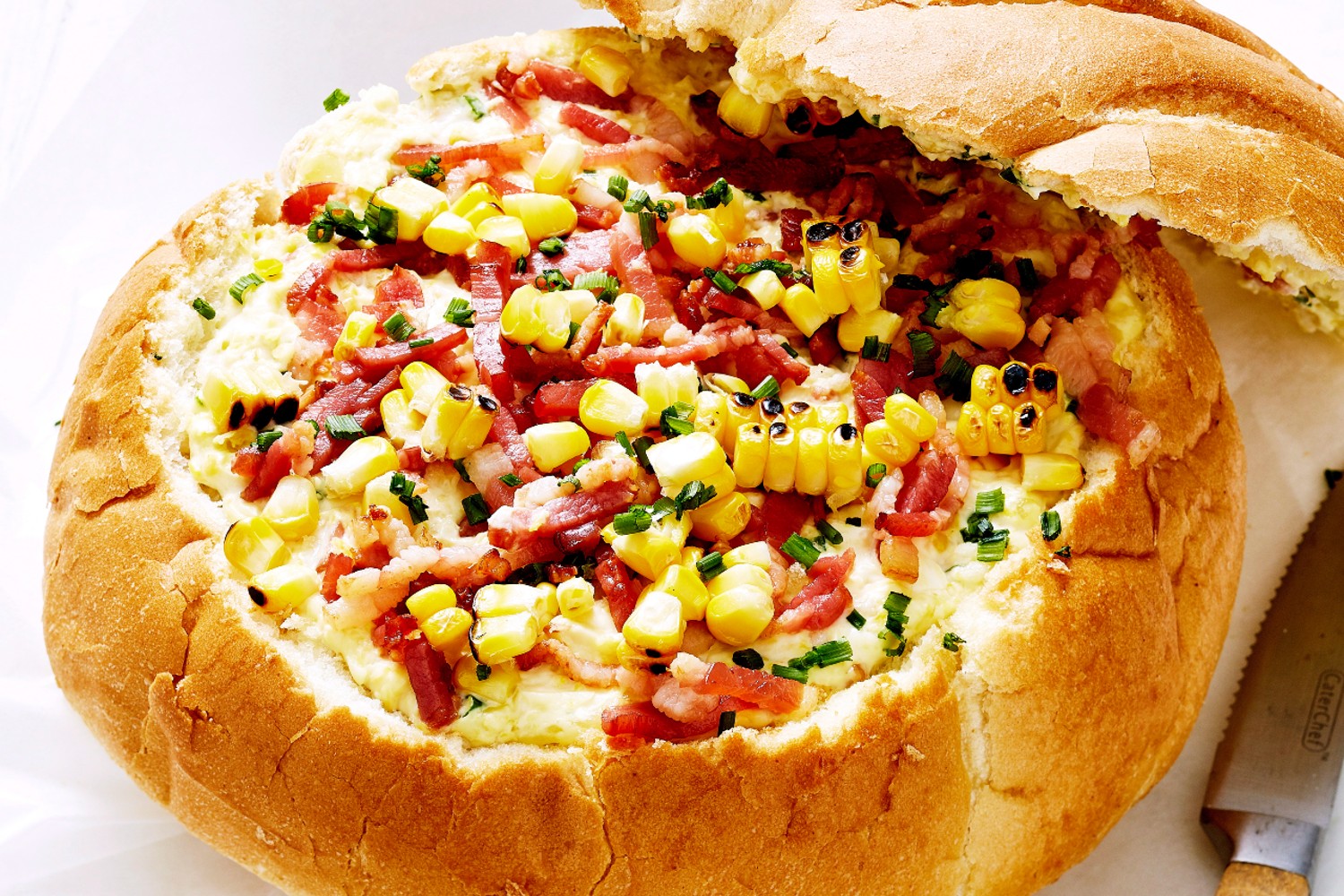 Creamed corn and bacon cob loaf recipe Recipe | Better Homes and Gardens