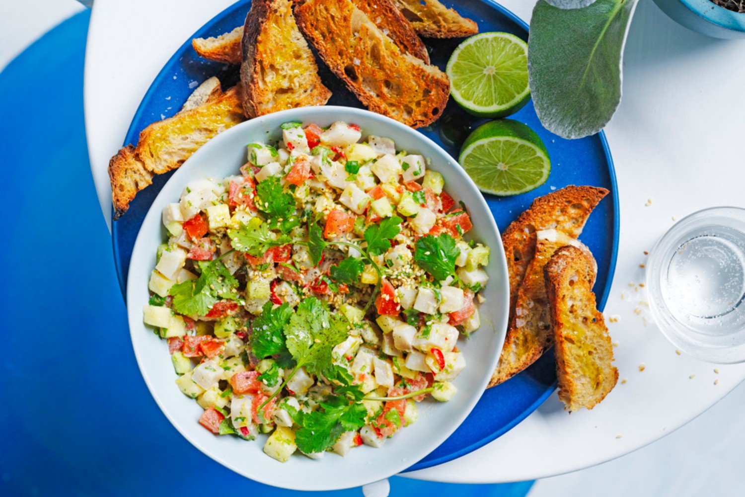 Lightly cured swordfish with coconut and lime recipe | Better Homes and ...