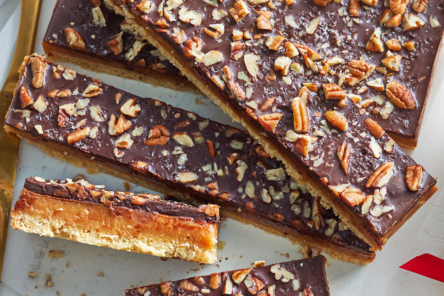 Turtle caramel pecan bars recipe Recipe | Better Homes and Gardens