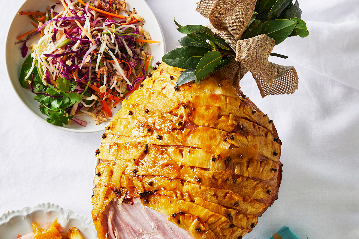 Pineapple covered ginger beer glazed ham recipe Recipe | Better Homes ...