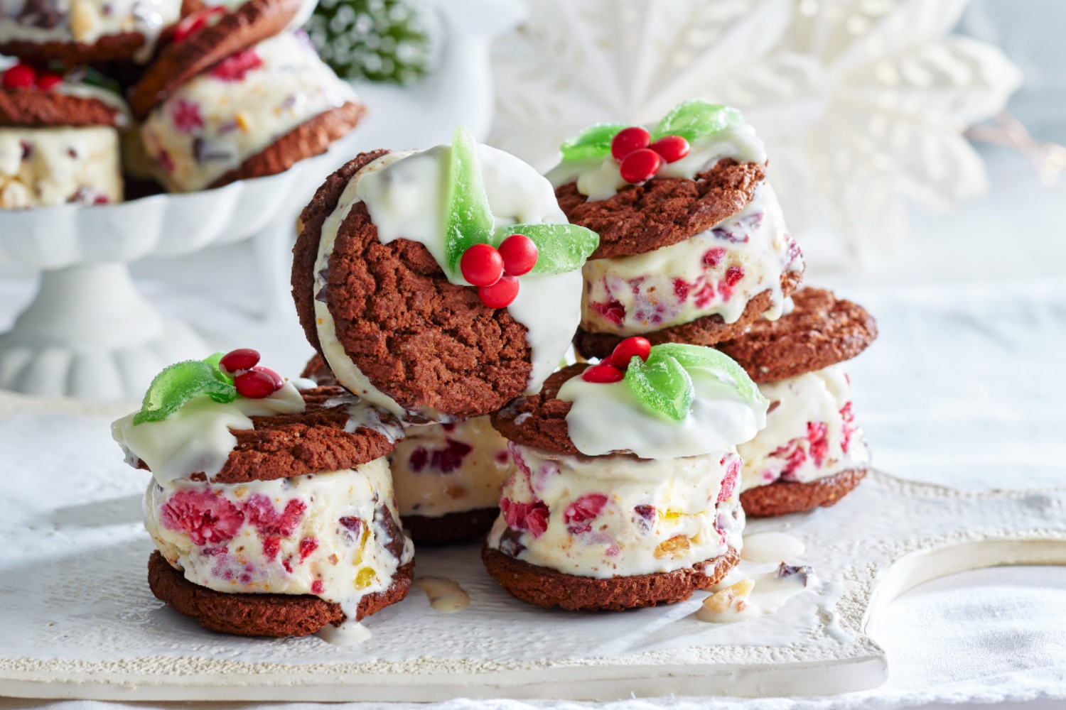 Festive ice-cream sandwiches recipe Recipe | Better Homes and Gardens