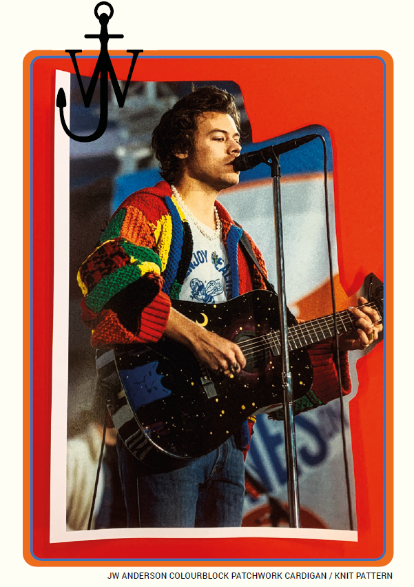 Harry Styles Cardigan: The Official JW Anderson Colour Block Patchwork ...