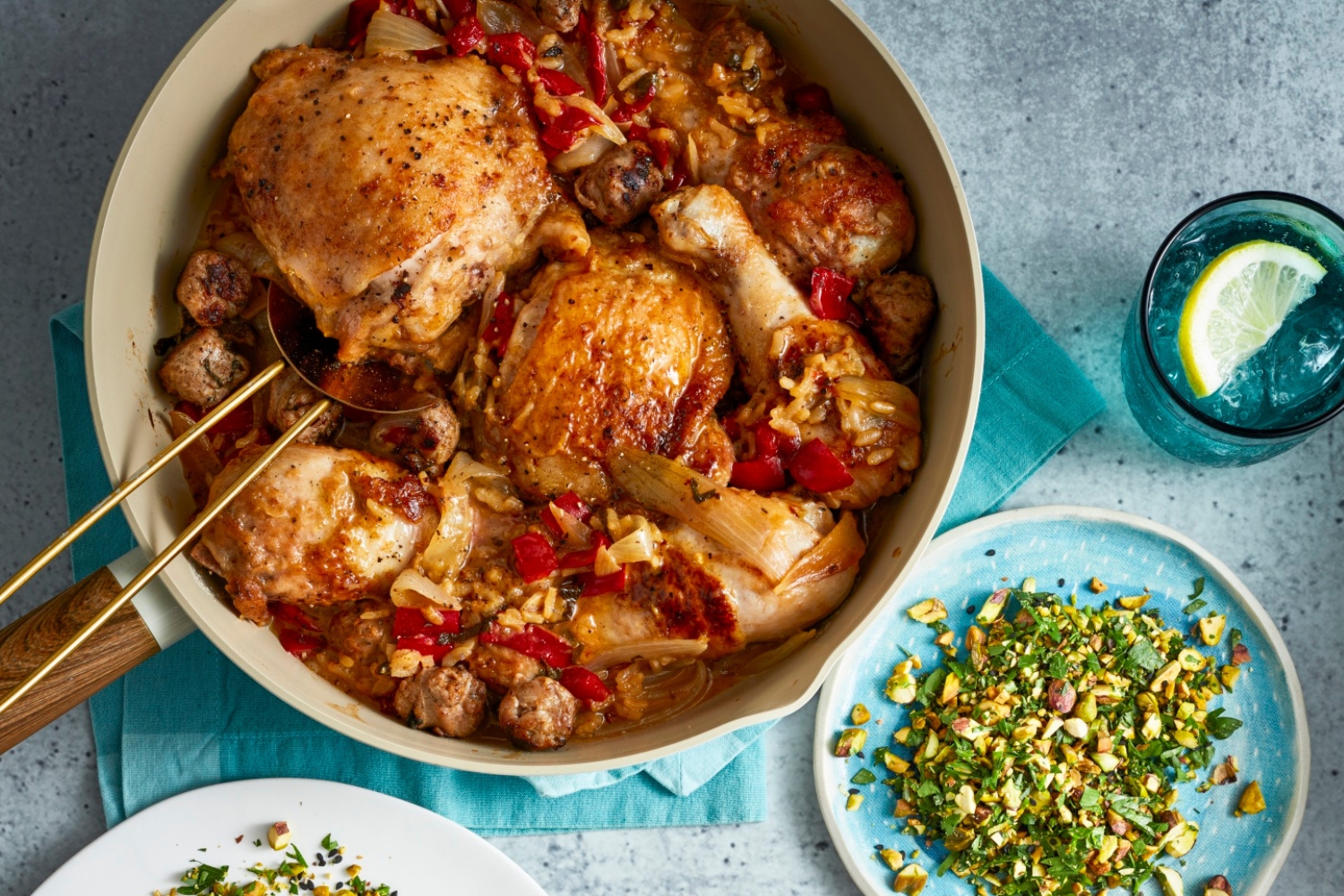 Chicken Scarpariello With Pistachios And Capers Recipe Recipe | Better ...