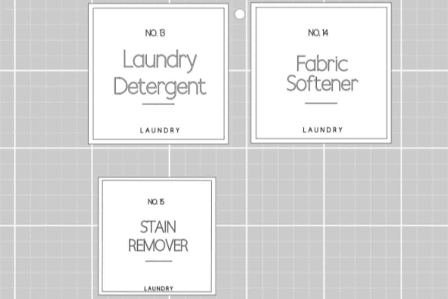 DIY Laundry Labels with Cricut: Organise Your Laundry Products | Better ...