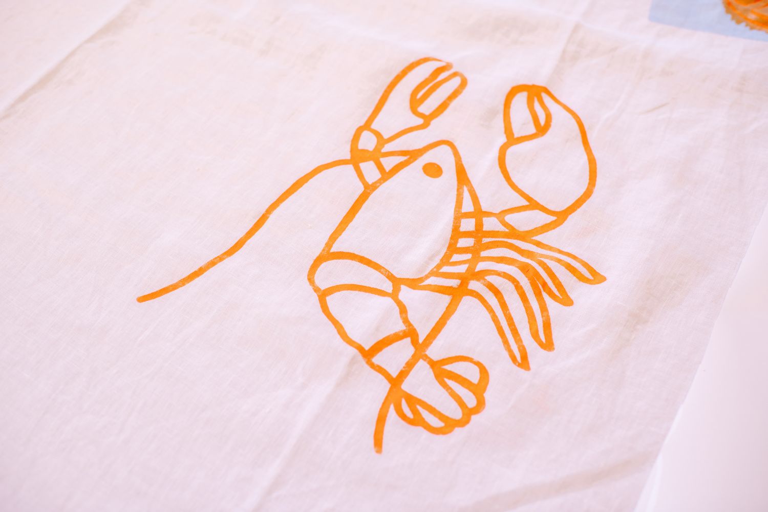 Stencil Tablecloth: How To Make A Lobster Tablecloth With Cricut ...