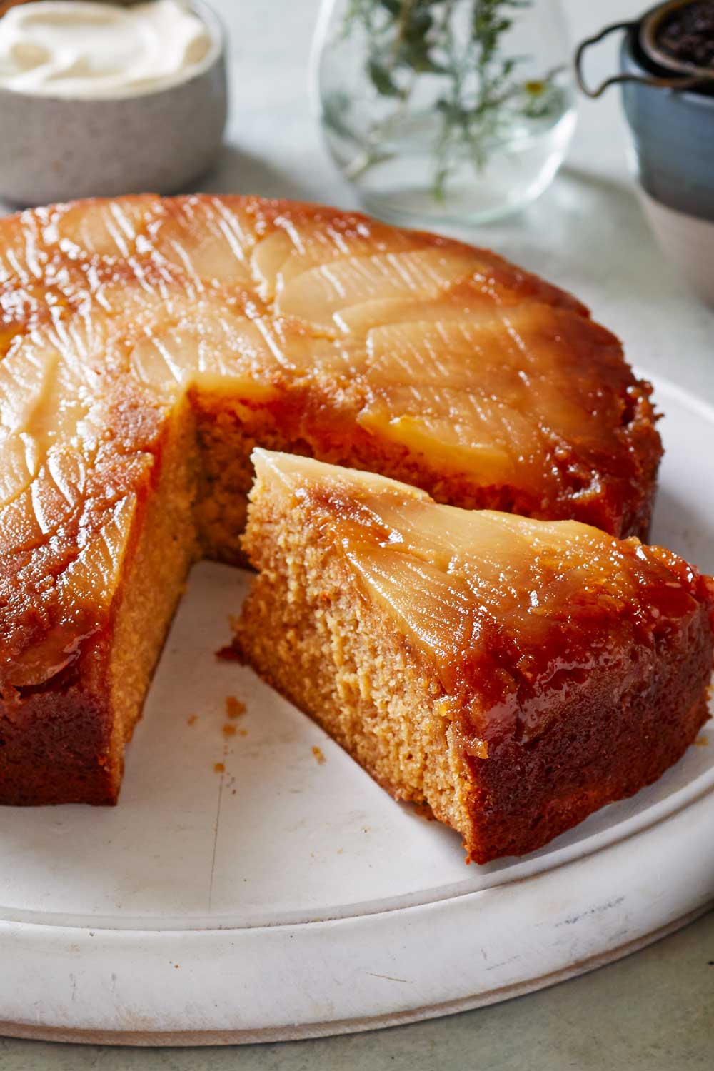 Sticky ginger and pear cake Recipe | Better Homes and Gardens
