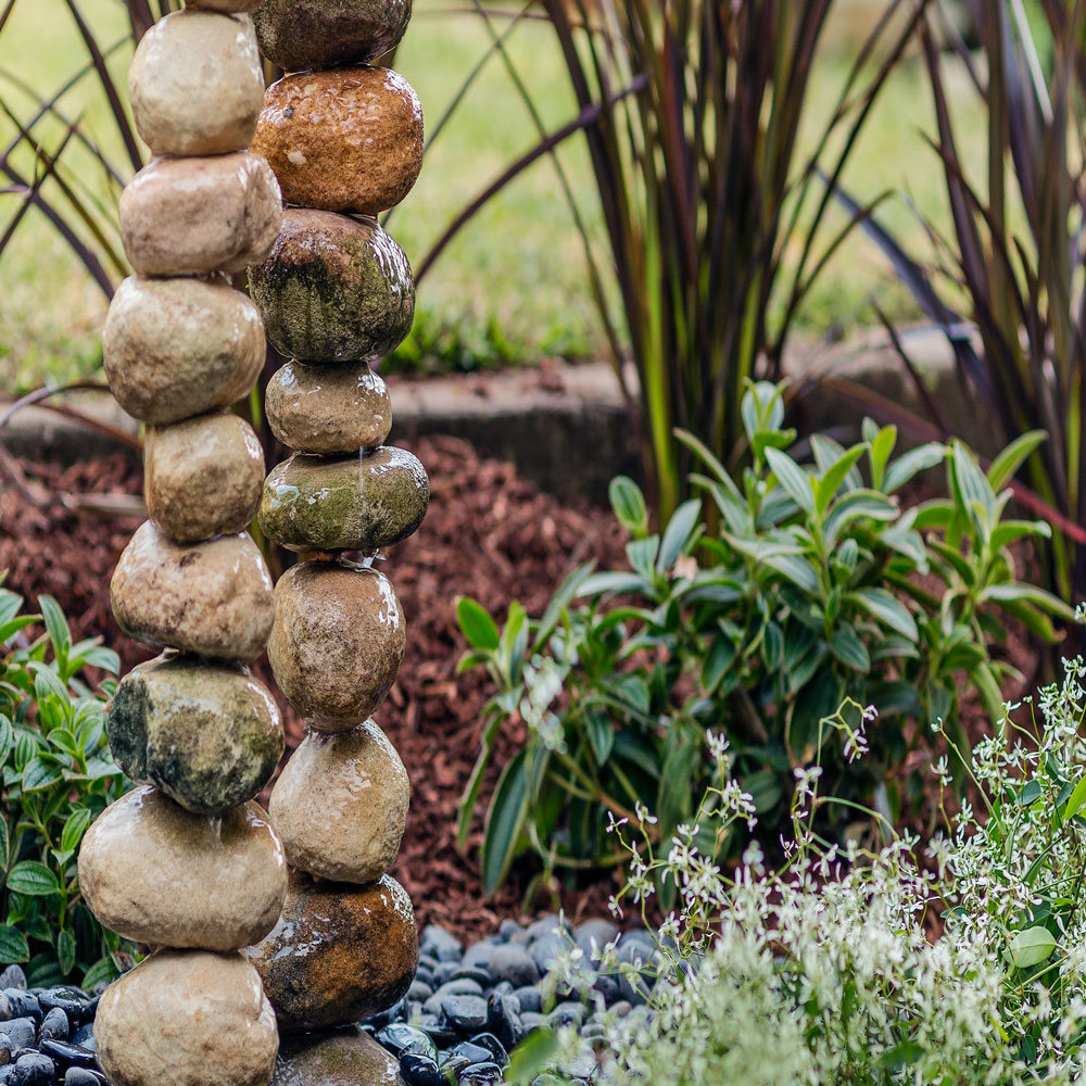 How to create a rock water feature to your garden | Better Homes and ...