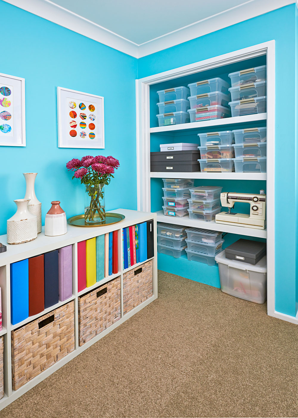 Craft storage ideas: An inspiring craft room makeover | Better Homes ...